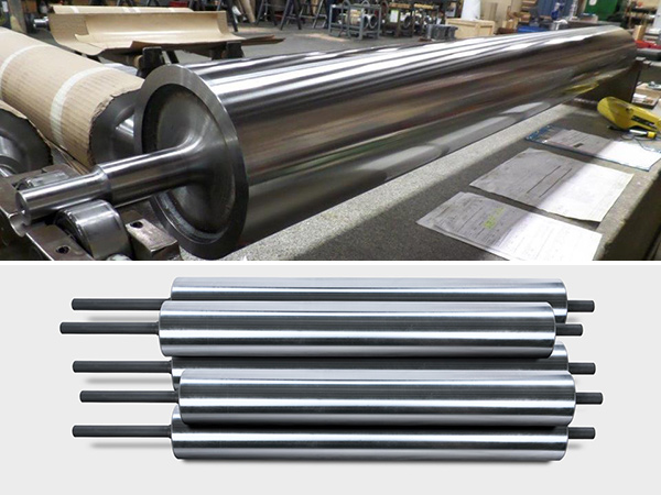 Hard Chrome Plated Roller, Mirror Polish Roller, Anilox Rubber Roller